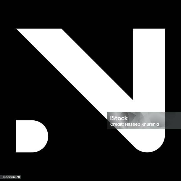 Logo Dn Minimal Icône Dune Lettre Nd Sur Fond De Luxe Idée De Logo
