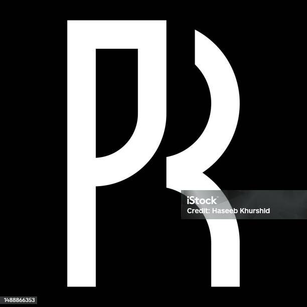 Logo Rp Minimal Icône Dune Lettre Rp Sur Fond De Luxe Idée De Logo