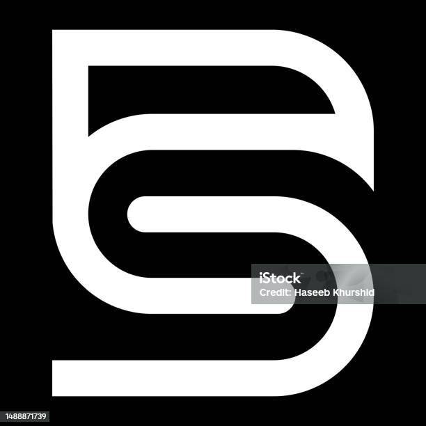 Logo Sb Minimal Icône Dune Lettre Bs Sur Fond De Luxe Idée De Logo