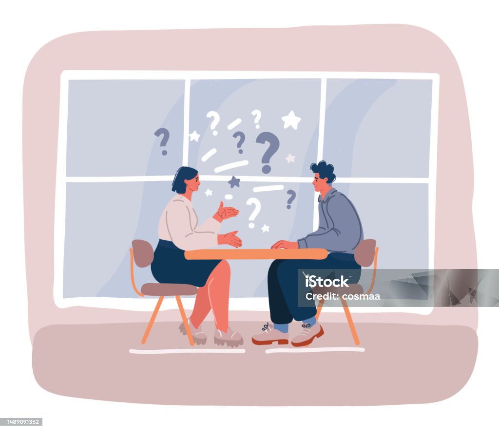 Menschen Kollege Mann Frauen Charaktere Sprechen Diskussion Und Dialog ... Menschen Kollege Mann Frauen Charaktere Sprechen Diskussion Und Dialog ...
