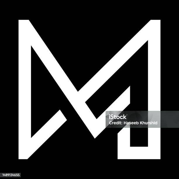 Logo Ml Minimal Icône Dune Lettre Lm Sur Fond De Luxe Idée De Logo