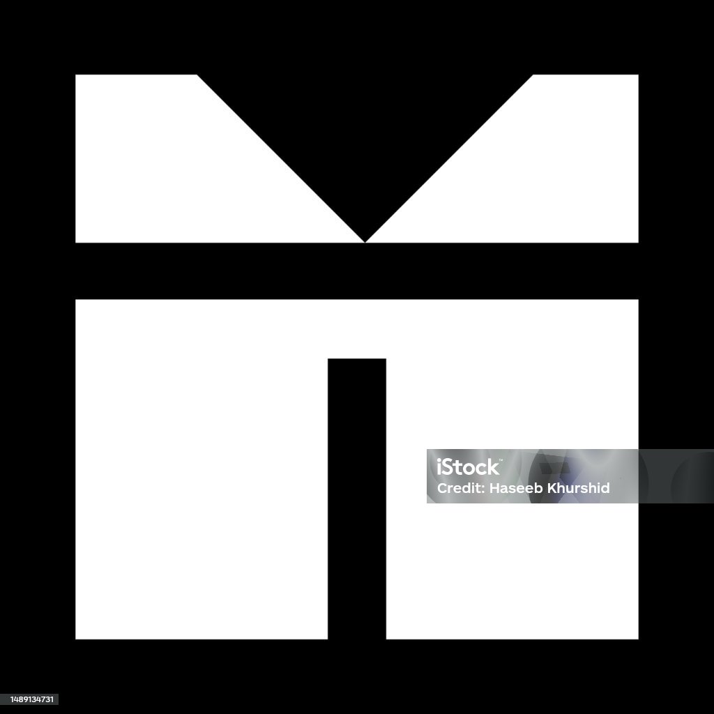 Logo Tm Minimal Icône Dune Lettre Tm Sur Fond De Luxe Idée De Logo