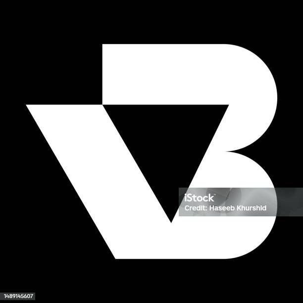 Logo Vb Minimal Icône Dune Lettre Vb Sur Fond De Luxe Idée De Logo
