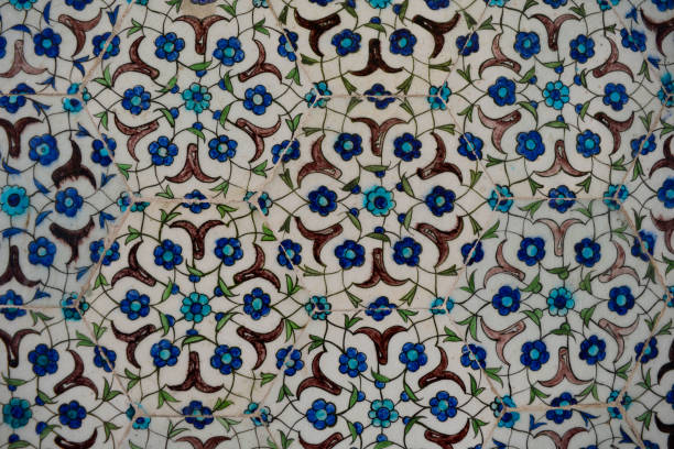 Free picture: arabesque, blue, handmade, mosaic, texture, pattern ...