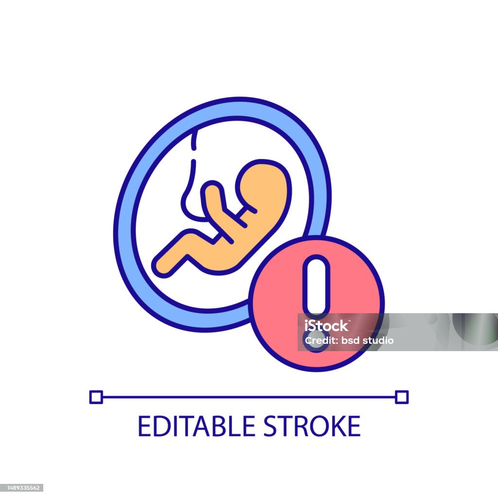Pregnancy Complication Rgb Color Icon Stock Illustration - Download ... Pregnancy Complication Rgb Color Icon Stock Illustration - Download ...