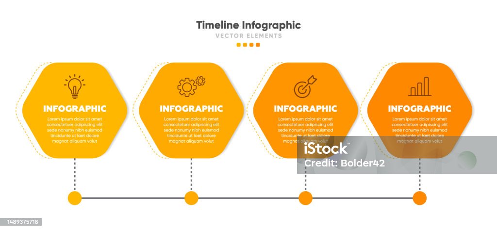 Projekt Infografiki Osi Czasu Z Opcjami Lub Krokami Infografiki Dla