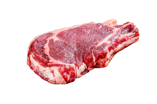 Koboi Mentah Atau Steak Tulang Rusuk Di Tulang Ribeye Daging Sapi