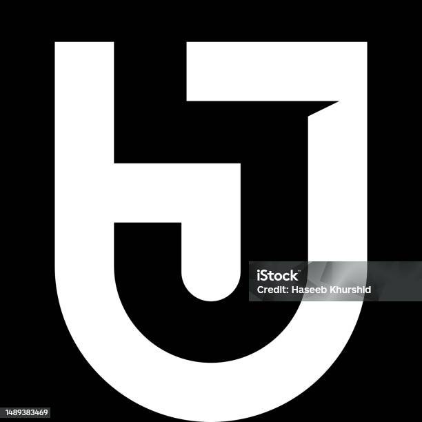 Logo Sj Minimal Icône Dune Lettre Sj Sur Fond De Luxe Idée De Logo