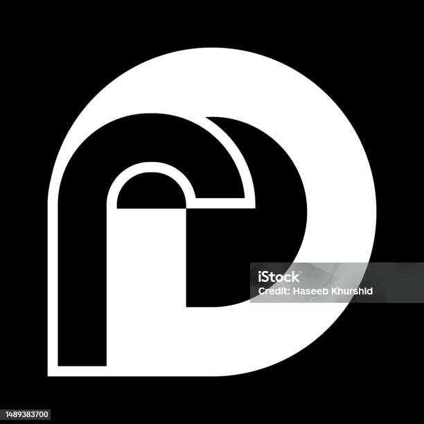 Logo Df Minimal Icône Dune Lettre Df Sur Fond De Luxe Idée De Logo