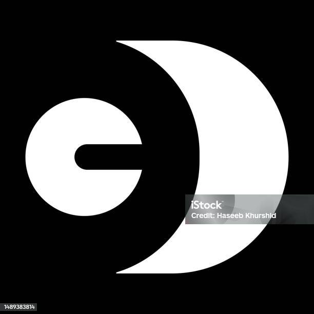 Logo Cd Minimal Icône Dune Lettre Dc Sur Fond De Luxe Idée De Logo