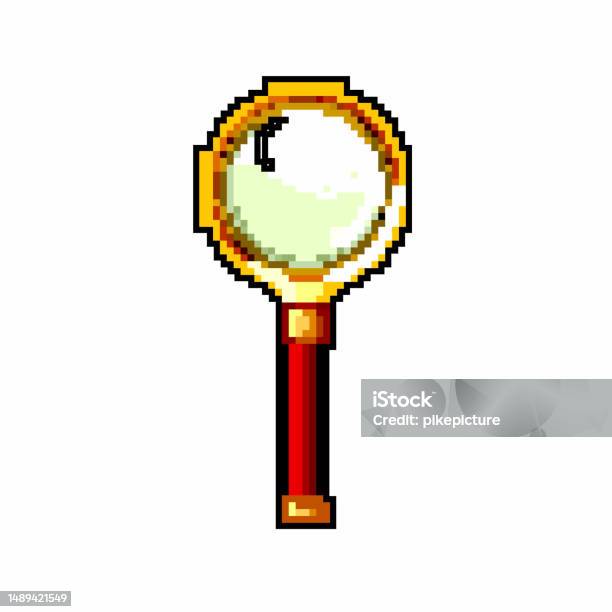 Forschung Lupe Spiel Pixel Art Vektor Illustration Stock Vektor Art und ... Forschung Lupe Spiel Pixel Art Vektor Illustration Stock Vektor Art und ...