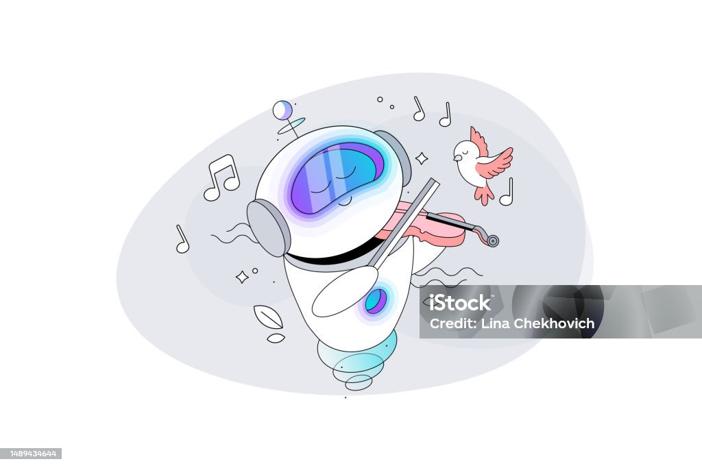 Robot Memainkan Musik Pada Biola Kecerdasan Buatan Menciptakan Karya ... Robot Memainkan Musik Pada Biola Kecerdasan Buatan Menciptakan Karya ...