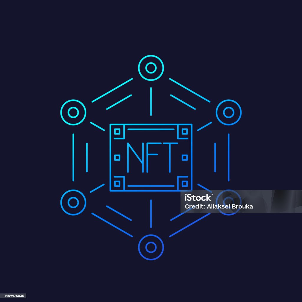 Token Nft Yang Tidak Dapat Dipertukarkan Ilustrasi Vektor Garis ... Token Nft Yang Tidak Dapat Dipertukarkan Ilustrasi Vektor Garis ...