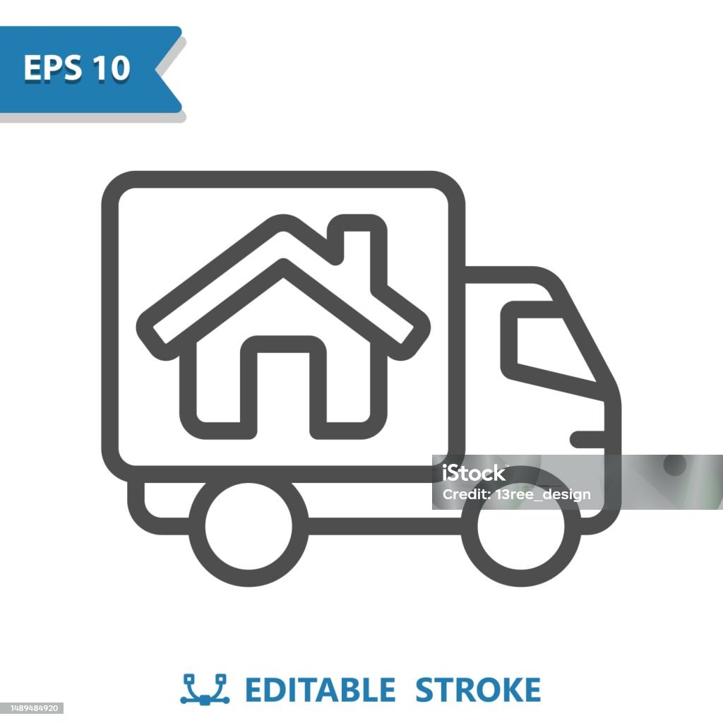 Truck Icon Delivery Truck Van Vehicle House Home Moving Truck Stock ... Truck Icon Delivery Truck Van Vehicle House Home Moving Truck Stock ...