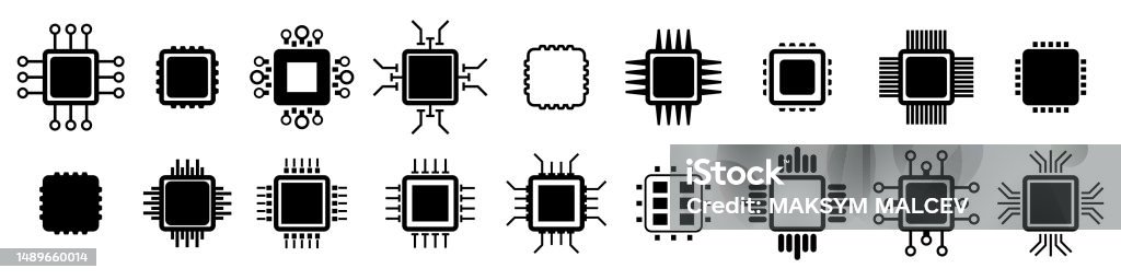 Chipsymbole Gesetzt Moderne Chips Piktogramme Trendige Symbole Für ... Chipsymbole Gesetzt Moderne Chips Piktogramme Trendige Symbole Für ...