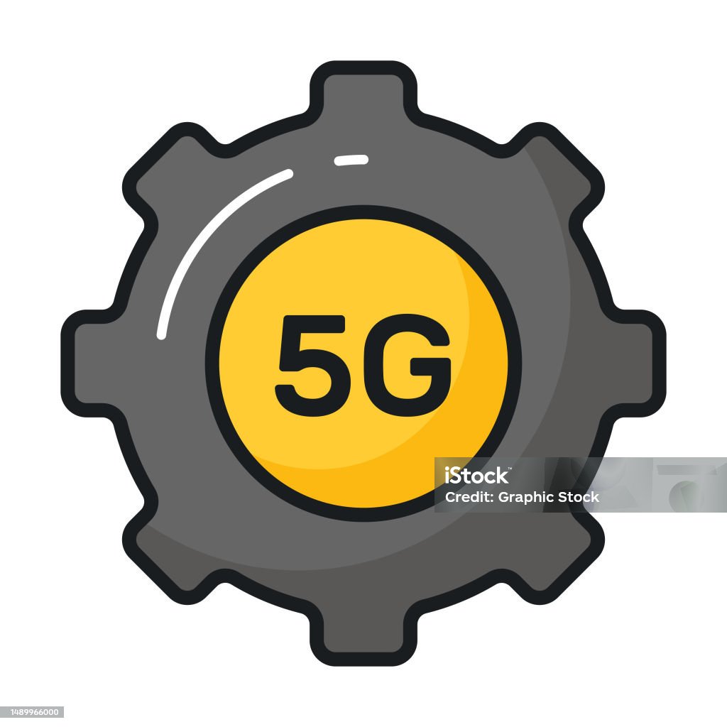 5g Text Inside Cogwheel Denoting Concept Icon Of 5g Network Setting ... 5g Text Inside Cogwheel Denoting Concept Icon Of 5g Network Setting ...