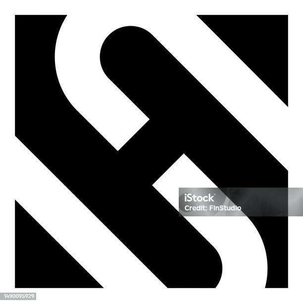 Ilustración De Logotipo Profesional Innovador Inicial De Sh Y Logotipo