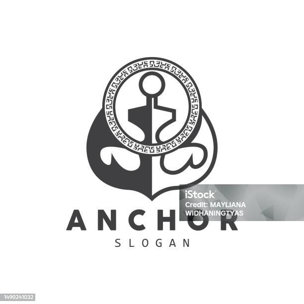 Logo Dancre Vecteur De Navire Océanique Design Minimaliste Simple Icône