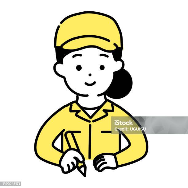 Ilustración de Serie De Ilustraciones De Cute Person Women Of Workers ... Ilustración de Serie De Ilustraciones De Cute Person Women Of Workers ...
