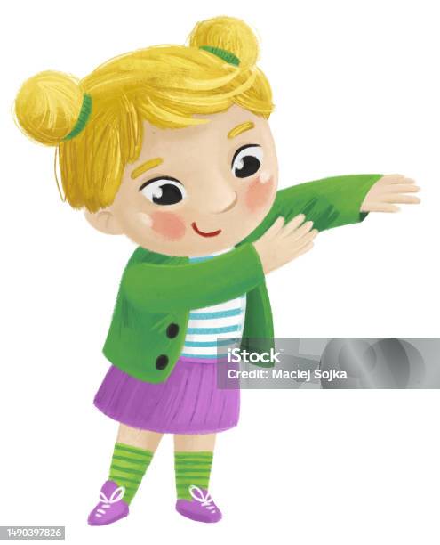Ilustración De Dibujos Animados Niño Niña Quitándose O Poniéndose Ropa