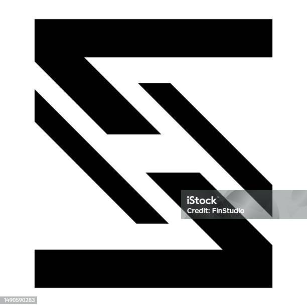 Ilustración De Logotipo Profesional Innovador Inicial De Sh Y Logotipo
