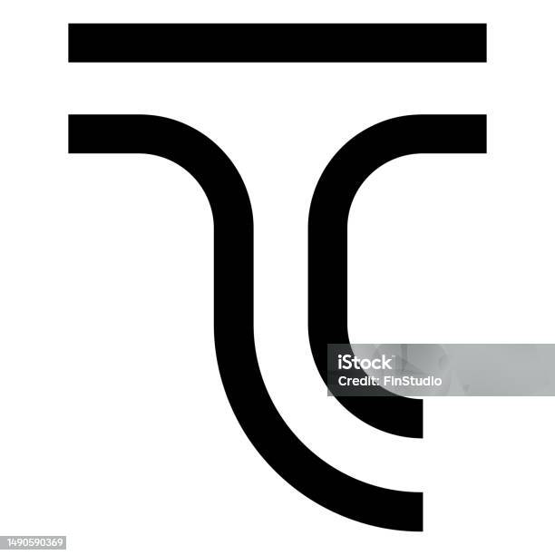 Logo Ct Initial Professionnel Innovant Et Logo Tc Lettre Ct Ou Tc