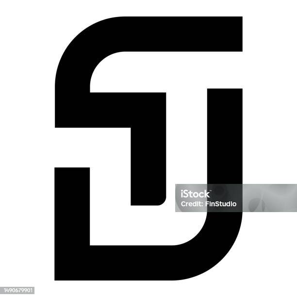 Logo Sj Initial Innovant Professionnel Et Logo Js Lettre Sj Ou Js