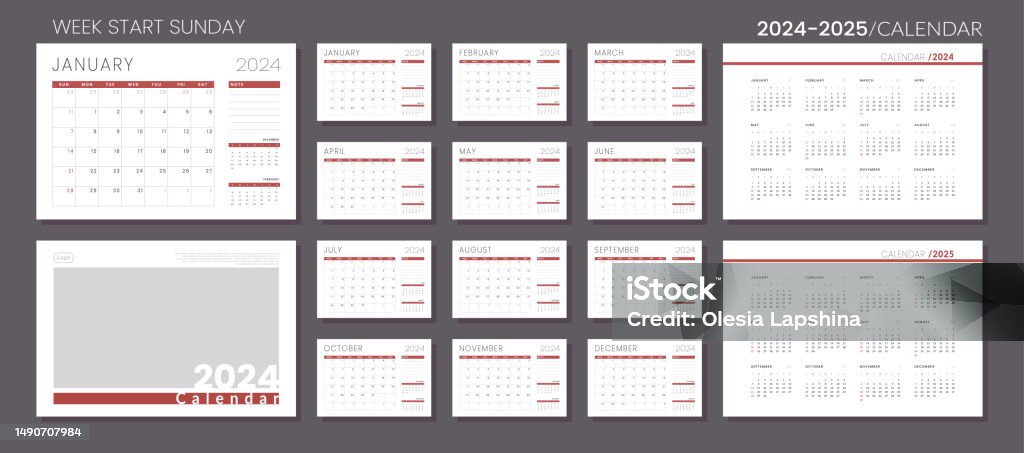 Template Perencana Kalender 2024 2025 Tata Letak Vektor Dinding Atau ... Template Perencana Kalender 2024 2025 Tata Letak Vektor Dinding Atau ...