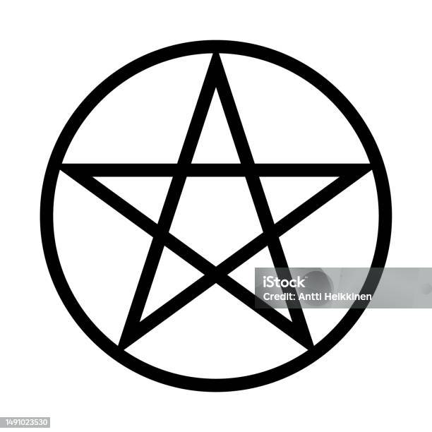 Symbole Du Pentagramme Signe De Licône De La Religion Image