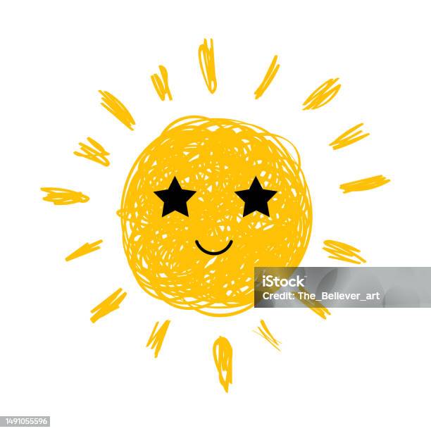 Icône Plate De Soleil Pictogramme Solaire Symbole Dété Vectoriel À La