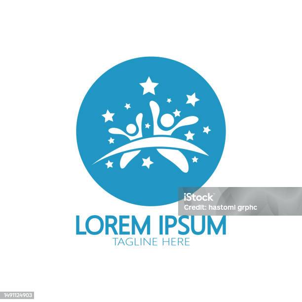 Conception De Logo De Jardin Denfants Illustration Dicône De Modèle