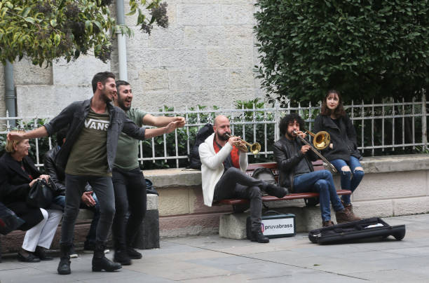 Free Stock Photo of Street musicians performing with passion | Download ...