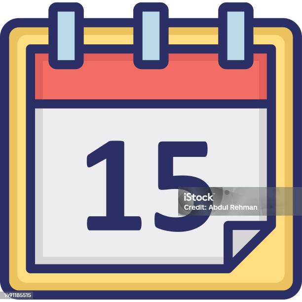 Calendar Date Vector Icon Which Can Easily Edit Stock Illustration ... Calendar Date Vector Icon Which Can Easily Edit Stock Illustration ...