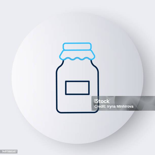 Ligne Jar Dicône De Miel Isolé Sur Le Fond Blanc Banque Alimentaire