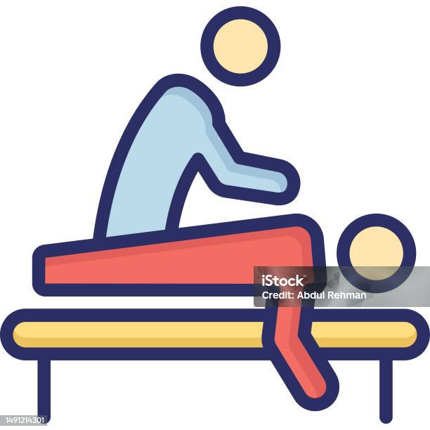 Massage Massage Therapy Vector Icon Which Can Easily Edit Stock