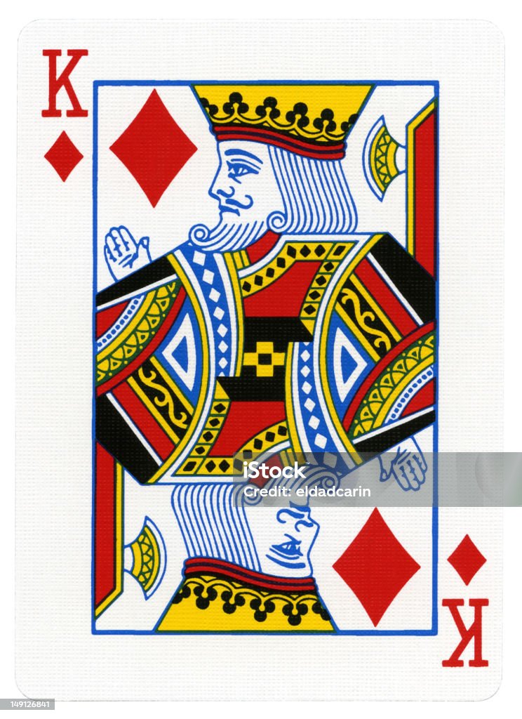 Foto De Carta De Rei De Ouros E Mais Fotos De Stock De Carta De Baralho