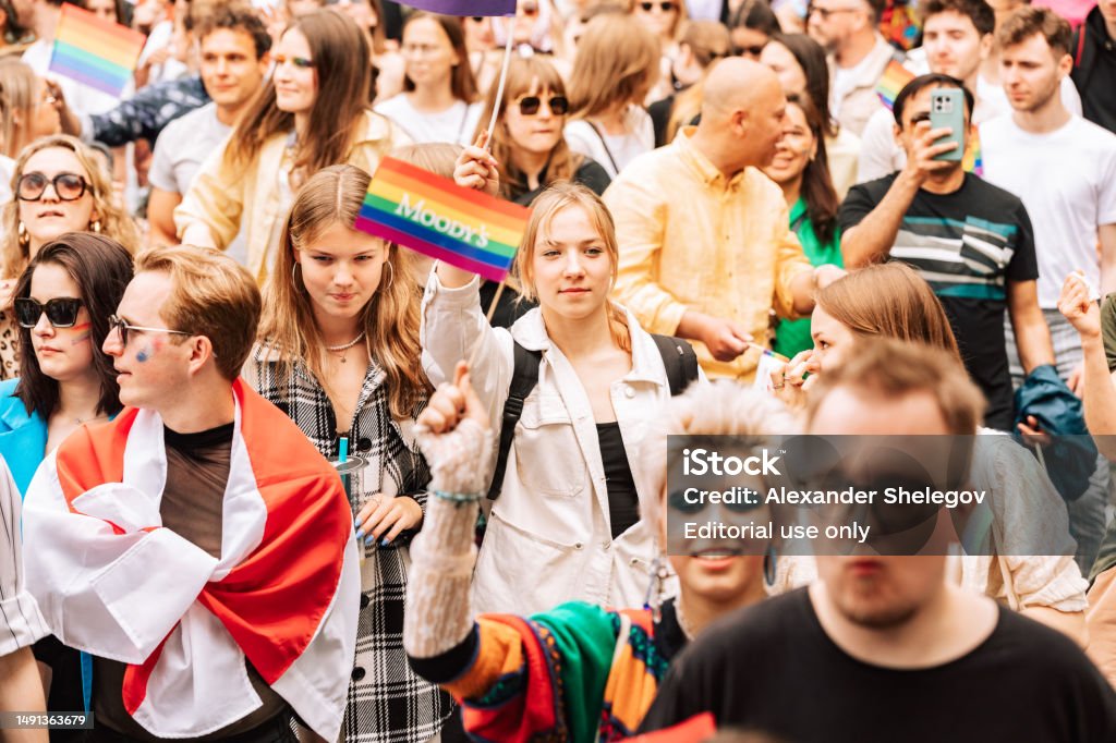 Baltic Lgbtq Pride At Vilnius An Event In Lithuania People On The