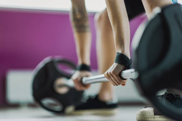 Free Stock Photo of Closeup of weightlift workout at the gym with ...