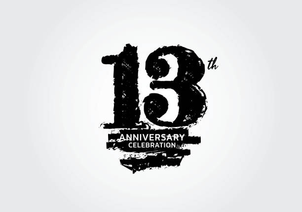 Number 13 logo Clipart Vector PNG , SVG, EPS, PSD, AI