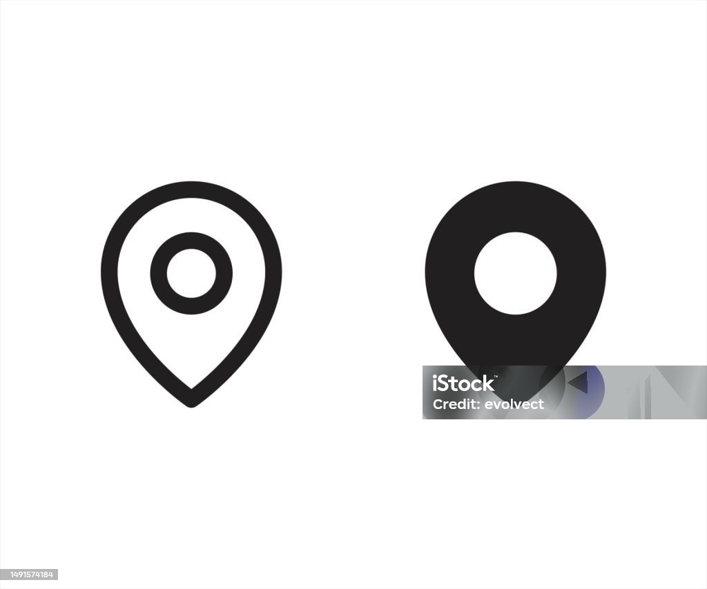 Map Pinpoint Icons Map Pin Symbol Direction Famous Place Map Signs