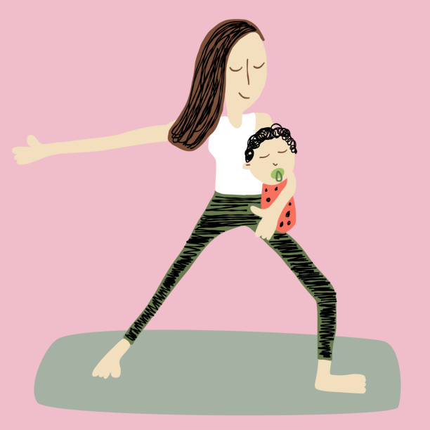 90 Two Girls Stretching Stock Illustrations Royalty Free Vector Graphics And Clip Art Istock