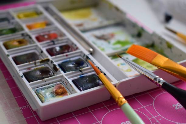 Free Stock Photo of A close up of a paint box | Download Free Images ...