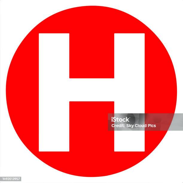 Big Red Dot Letters And Numbers Stock Illustration - Download Image Now
