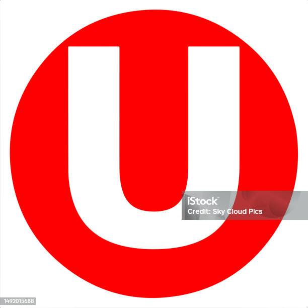 Big Red Dot Letters And Numbers Stock Illustration - Download Image Now