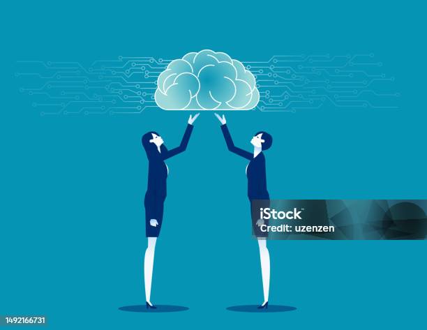 Ilmuwan Mengeksplorasi Otak Manusia Konsep Neurologi Ilustrasi Vektor ... Ilmuwan Mengeksplorasi Otak Manusia Konsep Neurologi Ilustrasi Vektor ...