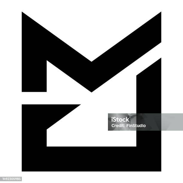 Logo Mj Initial Innovant Professionnel Et Logo Jm Lettre Mj Ou Jm