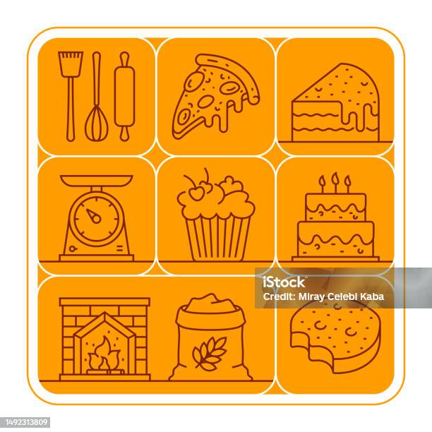 Desain Set Ikon Garis Banner Bakery Ilustrasi Stok - Unduh Gambar ... Desain Set Ikon Garis Banner Bakery Ilustrasi Stok - Unduh Gambar ...