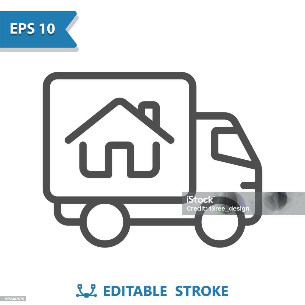 Truck Icon Delivery Truck Van Vehicle House Home Moving Truck Stock ... Truck Icon Delivery Truck Van Vehicle House Home Moving Truck Stock ...