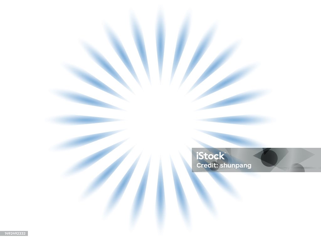 Concentrated Line Background Material Of Sun Rays Image Like Fireworks