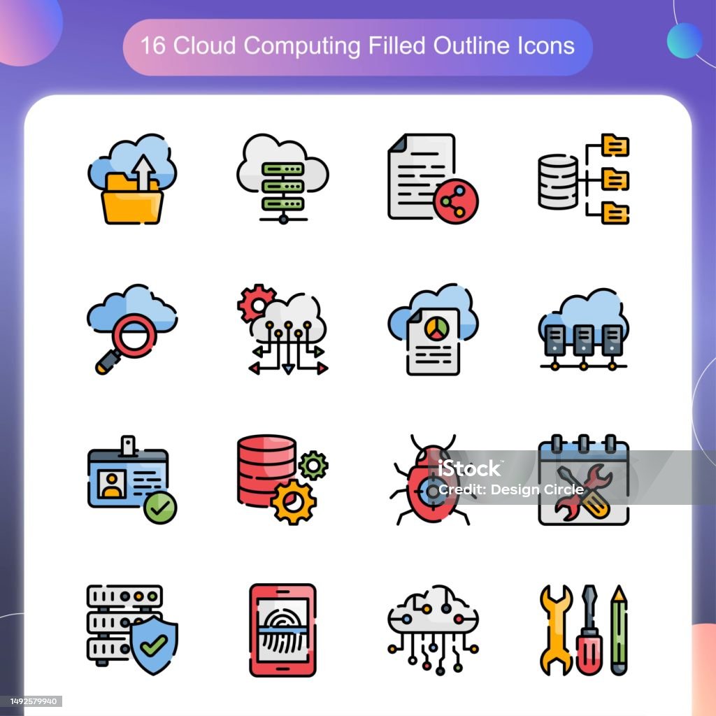 Ilustrasi Set Ikon Garis Besar Isi Vektor Komputasi Cloud Set 03 ... Ilustrasi Set Ikon Garis Besar Isi Vektor Komputasi Cloud Set 03 ...